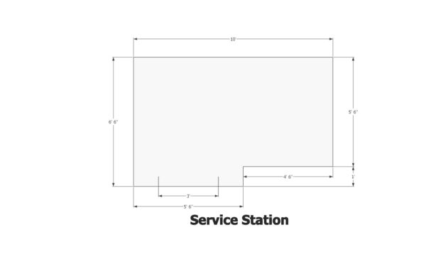Uptown Service Station Playhouse for Businesses | Lilliput Play Homes